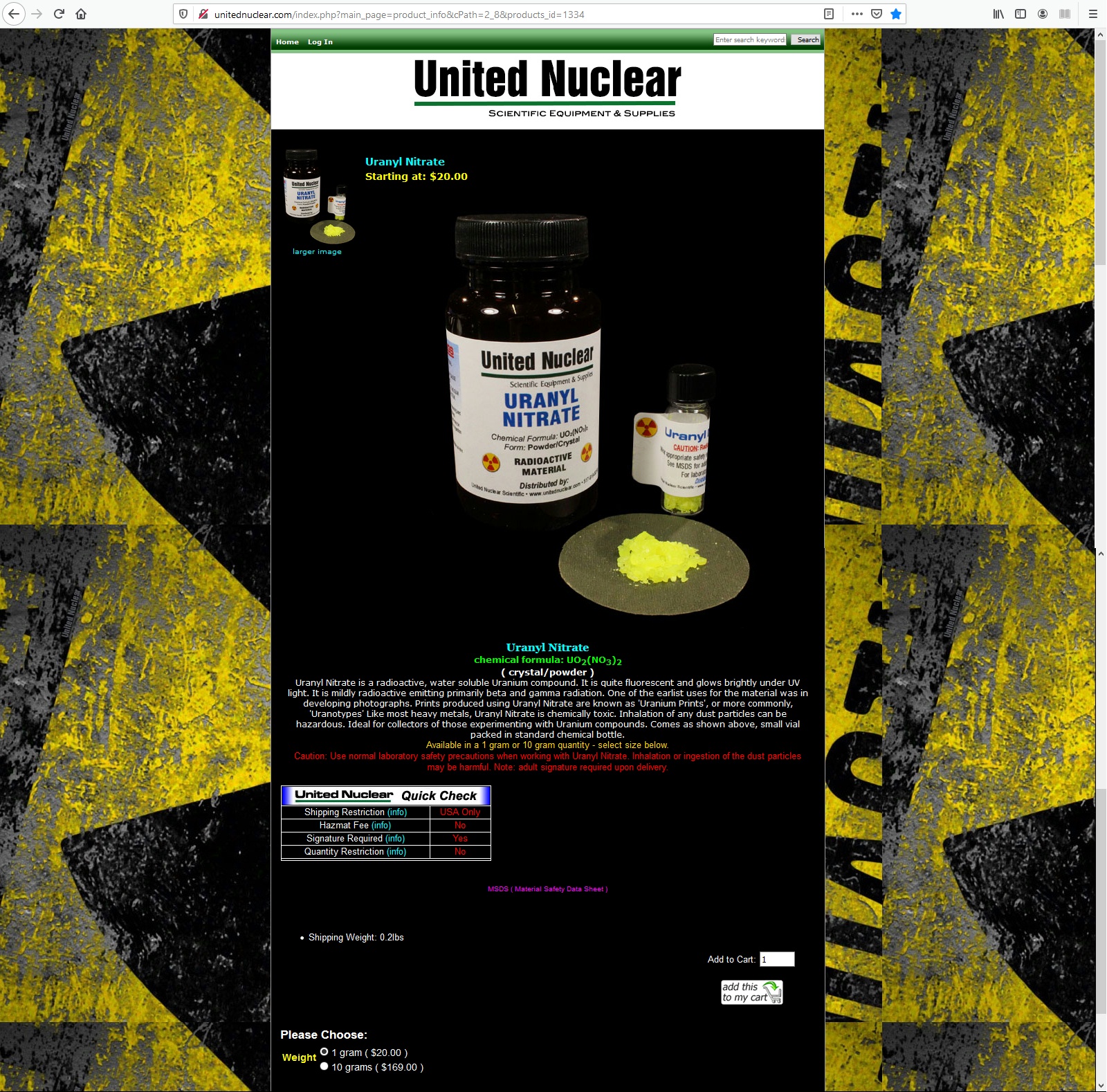 Protactiniumgenerator – Stoppi