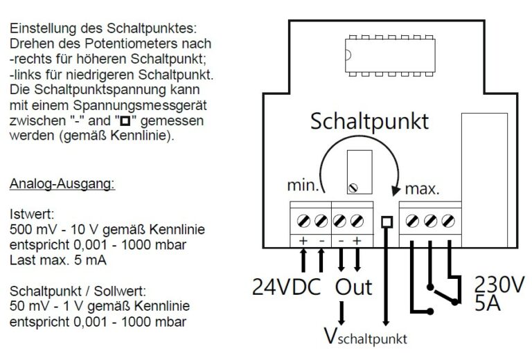 Pirani-Manometer Arduino – Stoppi