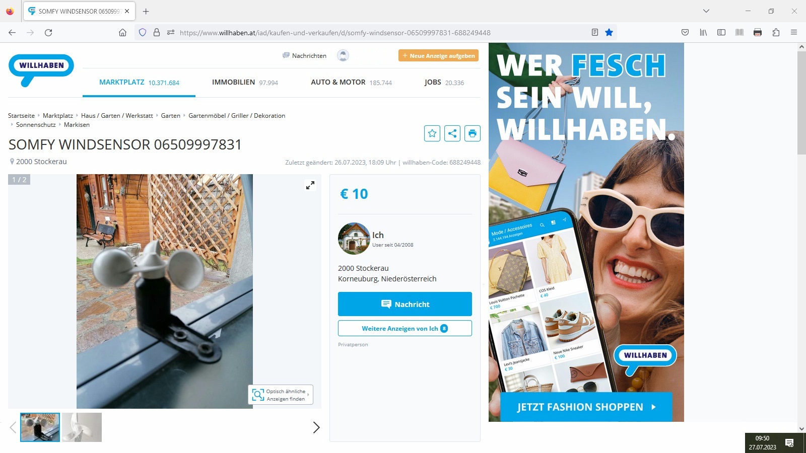 Anemometer – Stoppi