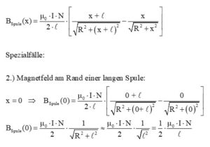 Magnetfeld Zylinderspule – Stoppi